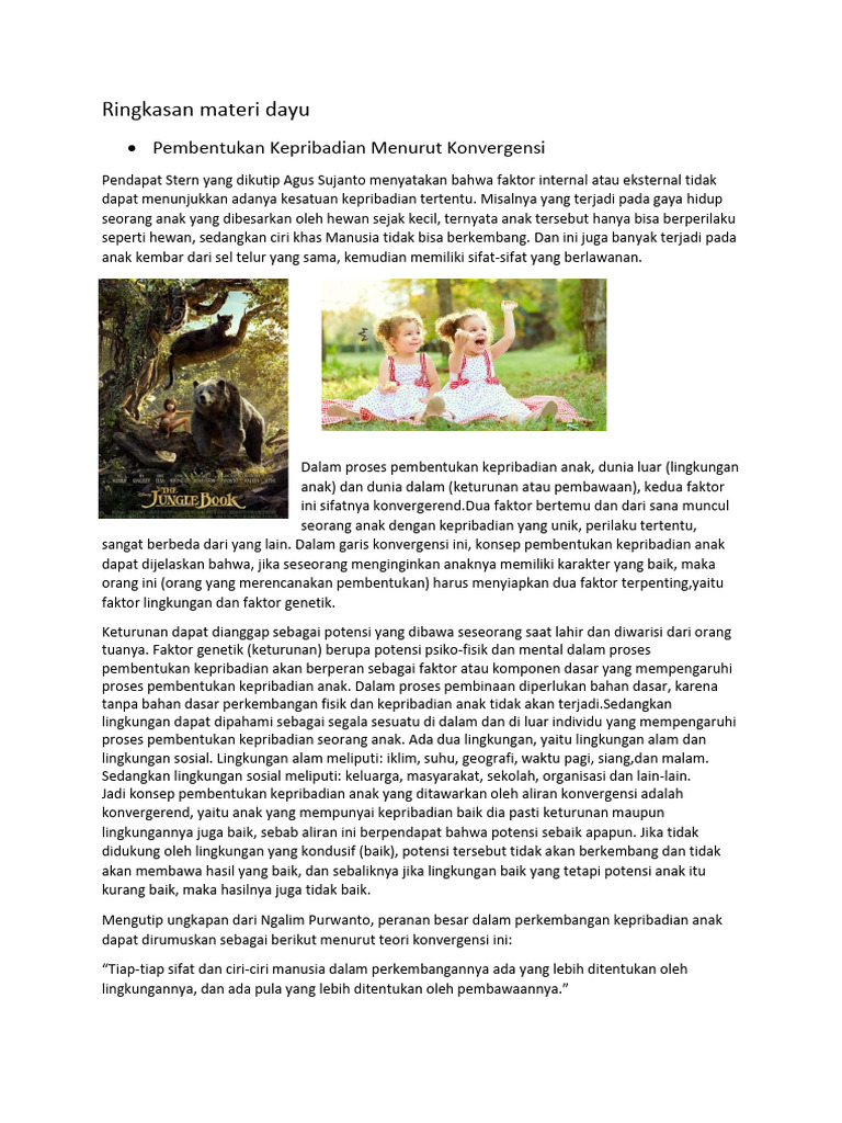 Ringkasan Materi Dayu | PDF