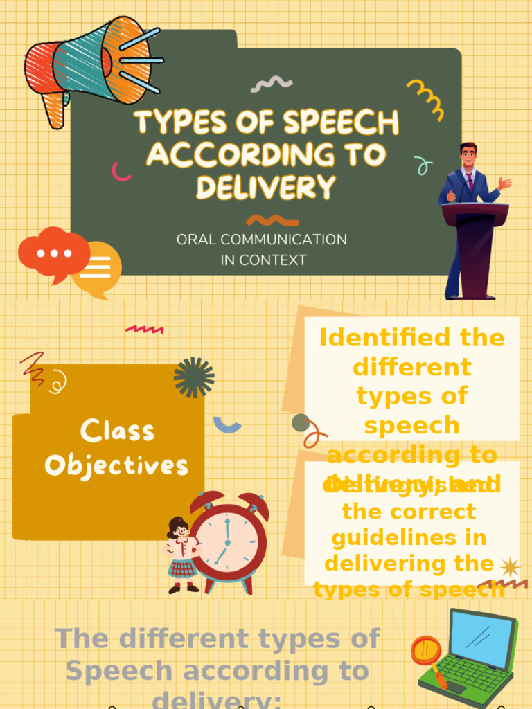 Types of Speech According To Delivery | PDF | Linguistics | Human ...