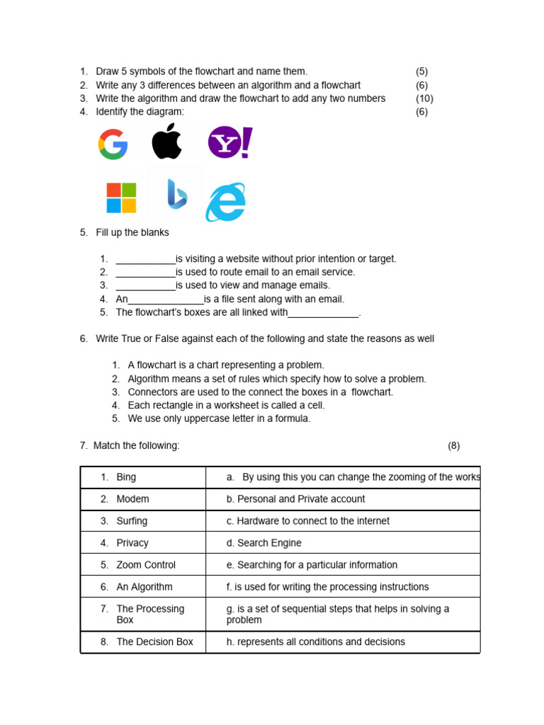 Class 4 Computer | PDF | Algorithms | Computer Science