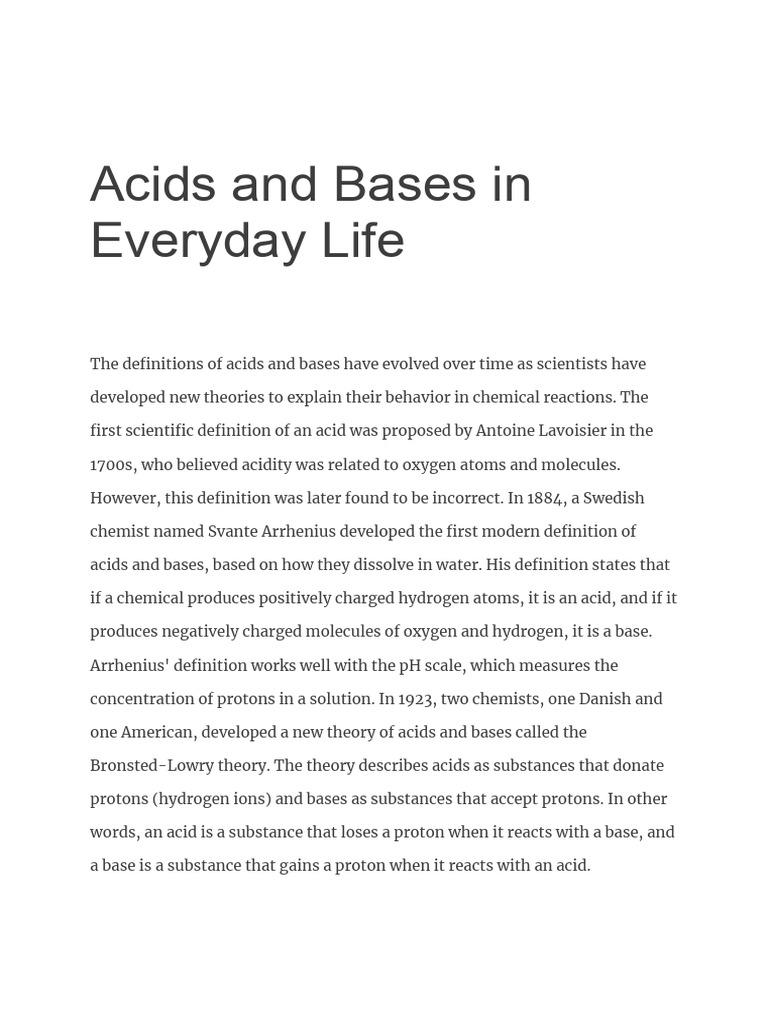 Pre Reading Material PDF | PDF | Acid | Analytical Chemistry