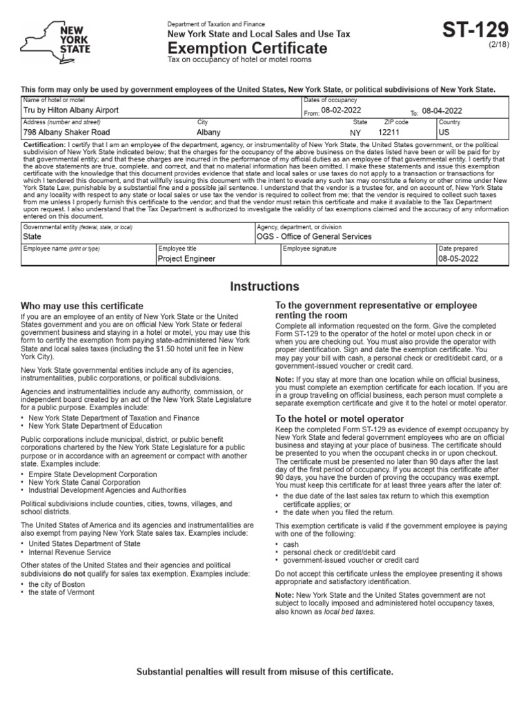 Tax Exempt Form | PDF | Tax Exemption | Taxes