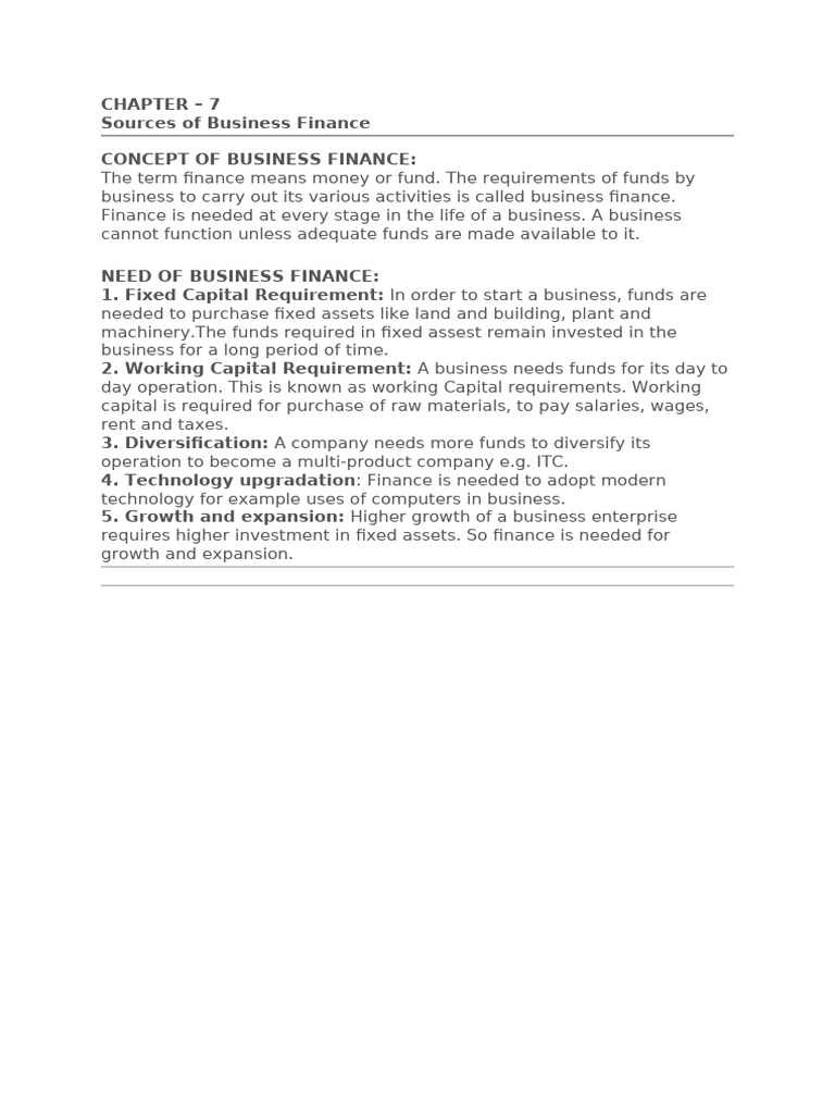 Sources of Business Finance Explained | PDF | Preferred Stock | Stocks