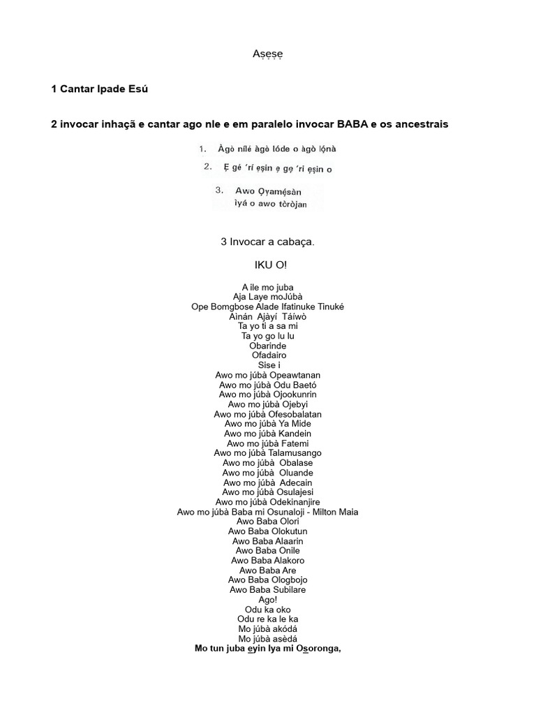 Roteiro Asese REV-1 | PDF