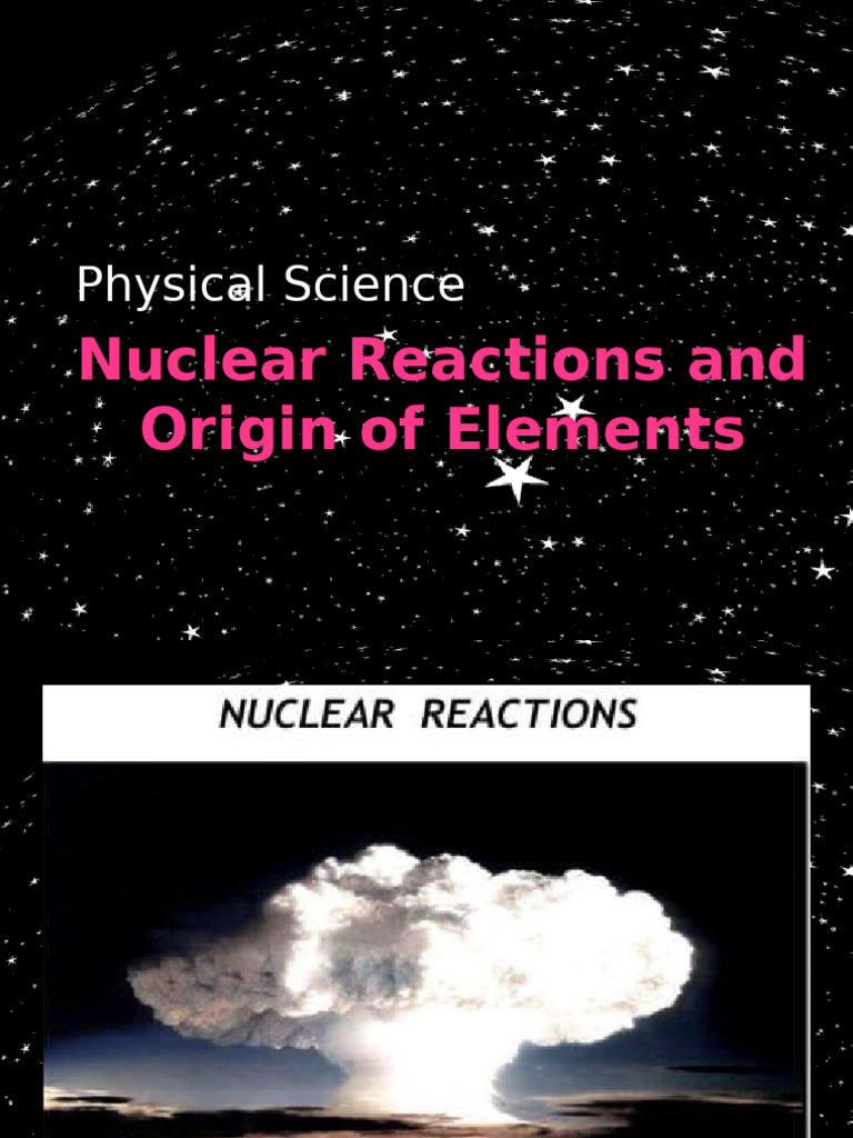 AB2. Nuclear Reactions | PDF