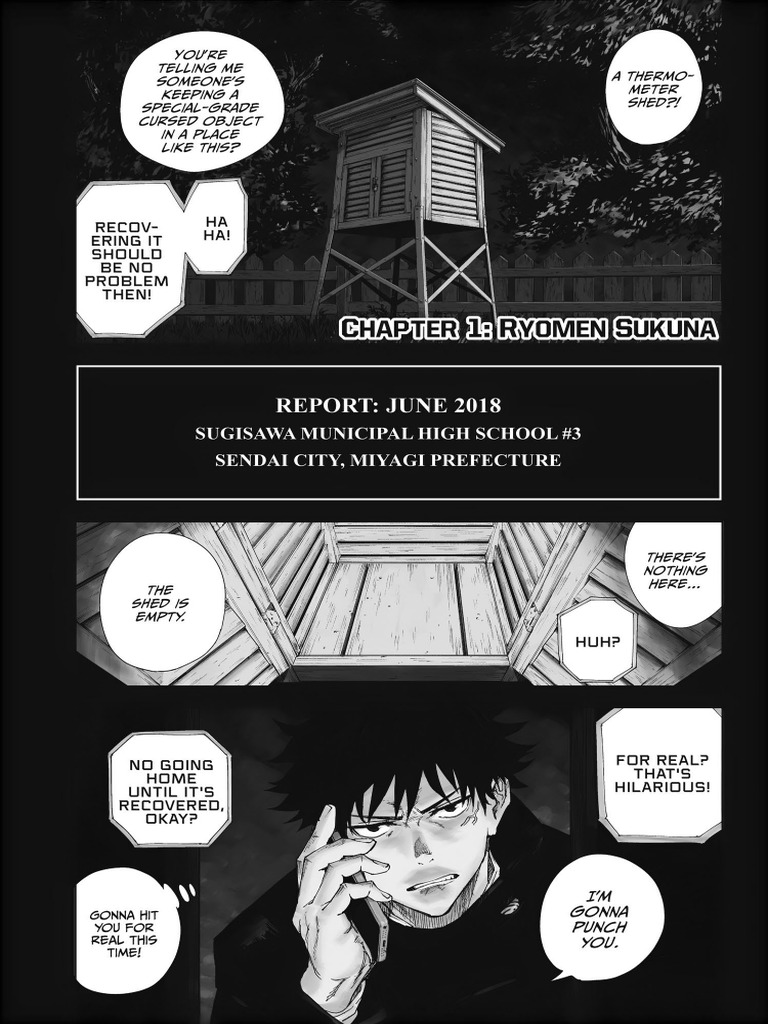Jujutsu Kaisen Volume 01 - PDF Room (1) - 2 | PDF