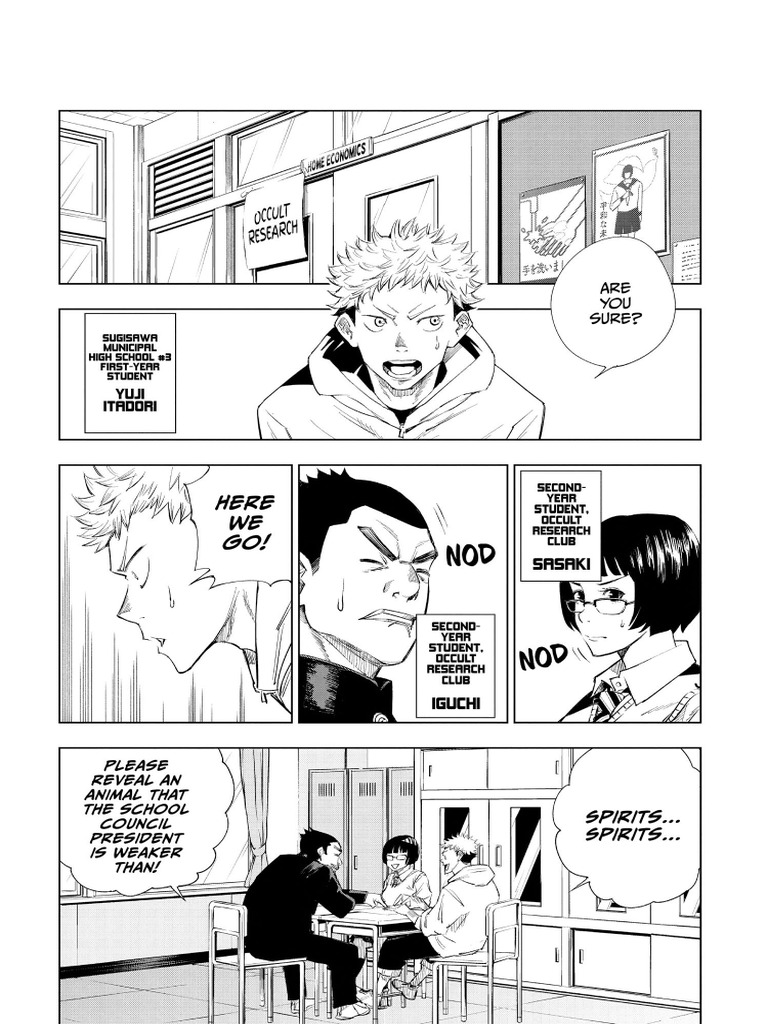 Jujutsu Kaisen Volume 01 - PDF Room (1) - 3 | PDF