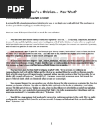 New Converts Class Lesson 1 (Beginning of New Christian Life) | PDF ...