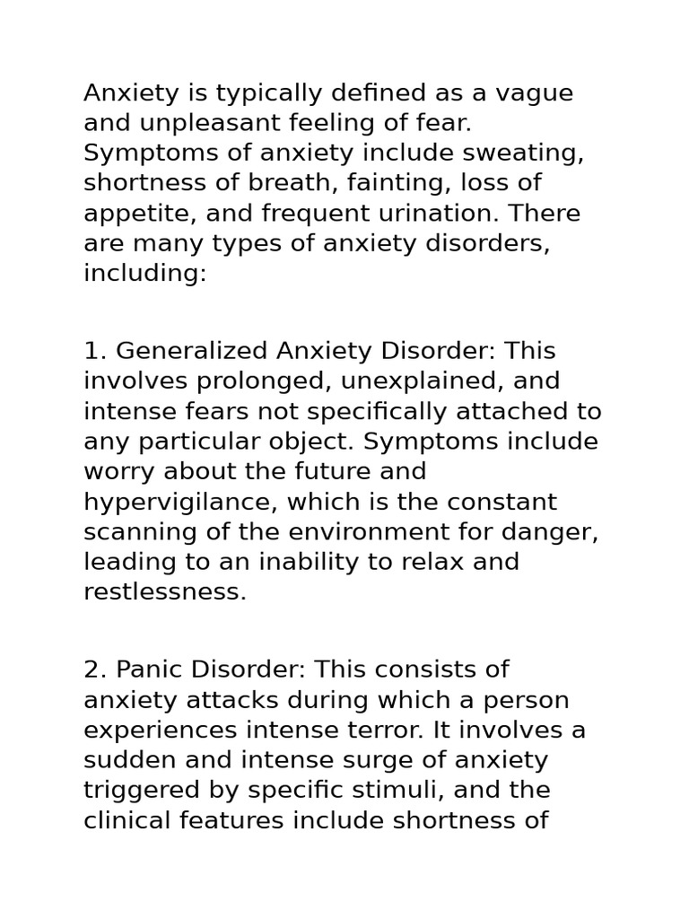 Psych Anxiety Practical Introduction | PDF