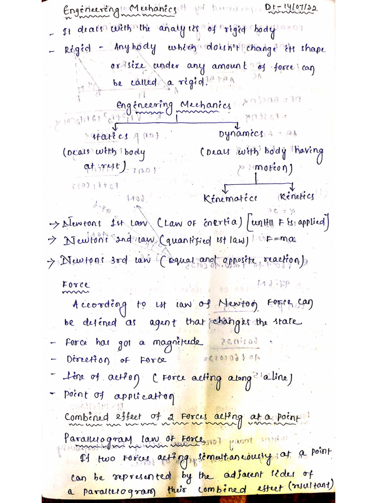 Em First Year Notes 2nd Semester | PDF