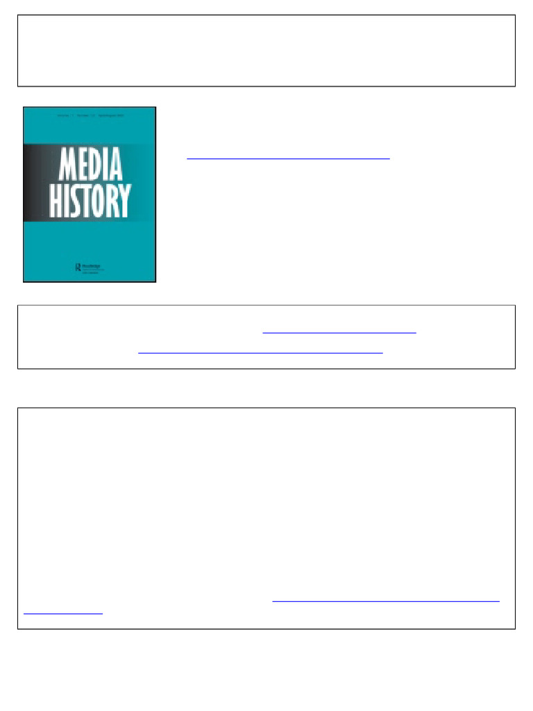 Early Modern European Journalism Origins | PDF | News | Newspapers