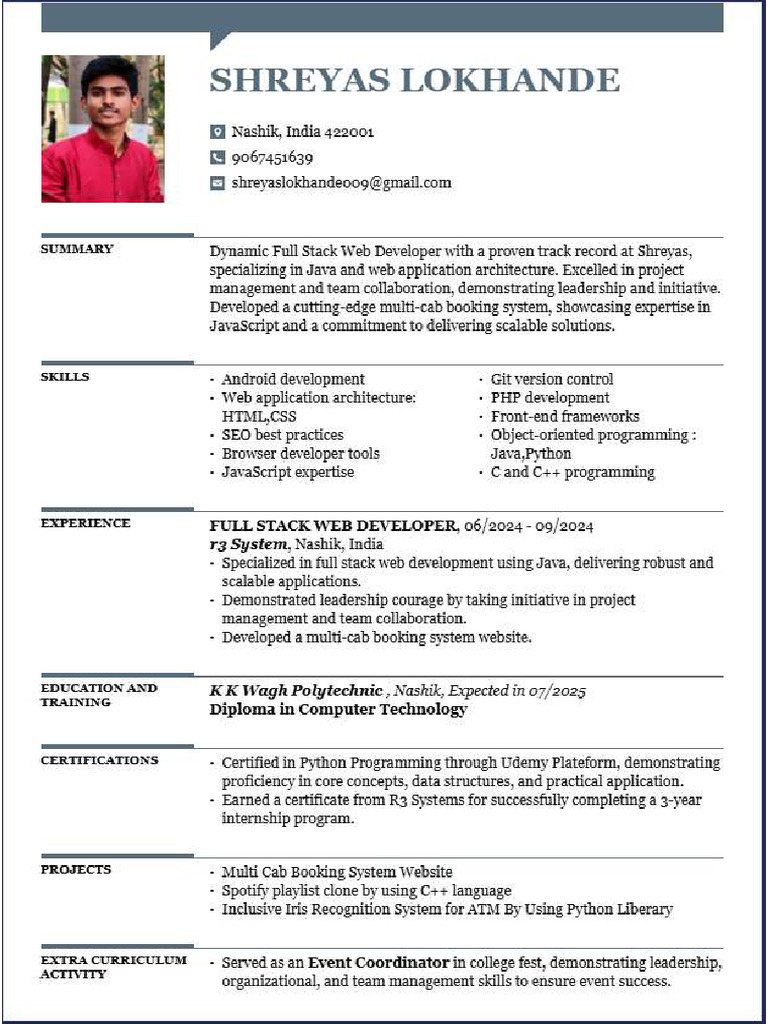 shreyas_resume | PDF