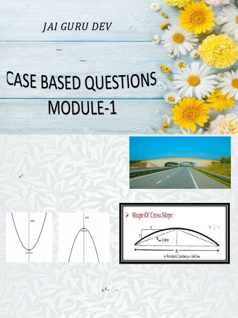 Class X Case Based Questions Module-1 | PDF | Mathematics ...