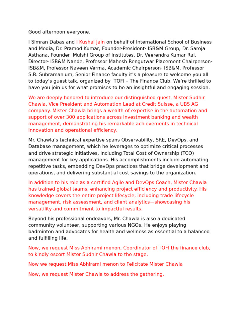 Comparing Guest Talk | PDF | Business Economics | Business