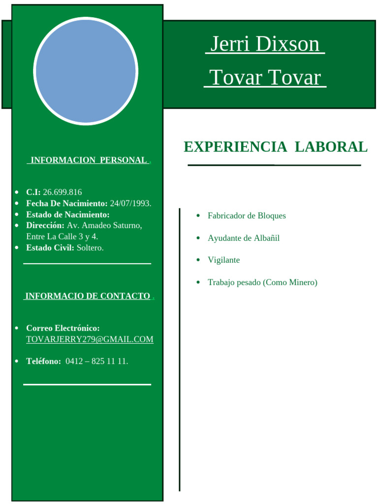 Jerry Tovar | PDF