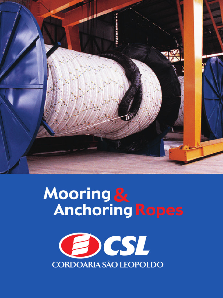 CSL Mooring | PDF | Rope | Materials