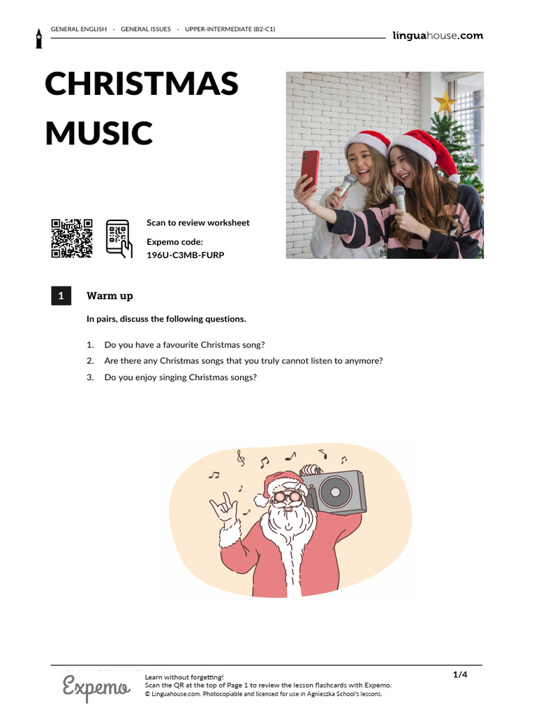 Christmas Music British English Teacher | PDF | Christmas Music