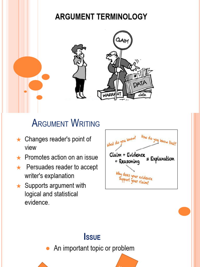 24 - 25 Argument Terminology | PDF | Logos | Rhetoric