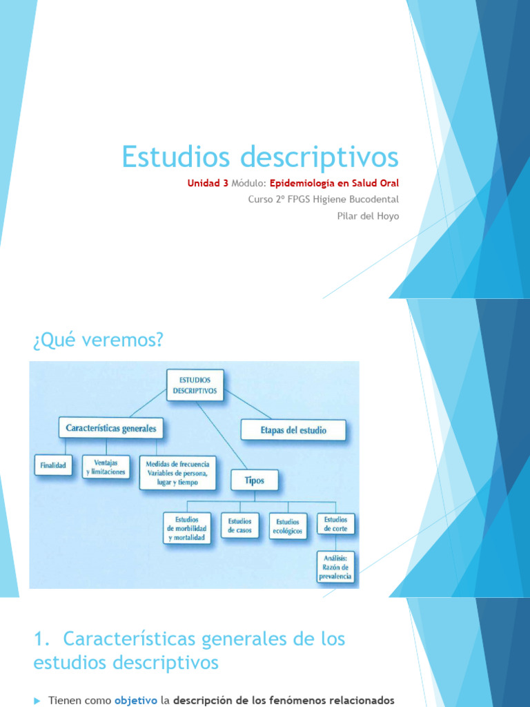 3-Estudios Descriptivos | PDF | Caso de estudio | Cáncer