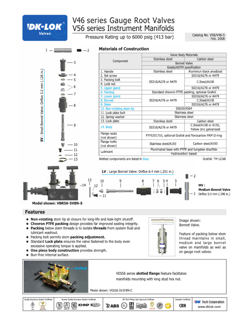 V56 V46 Manifolds | PDF
