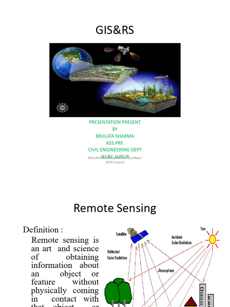 Remote Sensing Overview & Applications | PDF | Remote Sensing