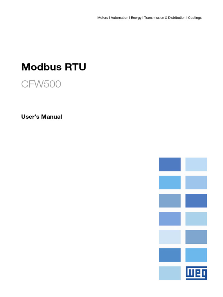 WEG CFW500 Modbus Rtu Manual 2023-08-04 | PDF | Electrical Engineering | Physical Layer Protocols