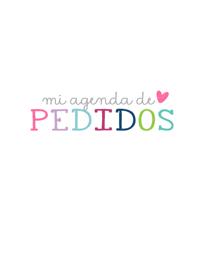 Agenda Mis Pedidos (1) (1) | PDF