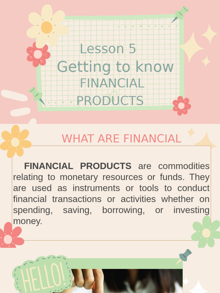 Understanding Financial Products Overview | PDF | Credit | Finance ...