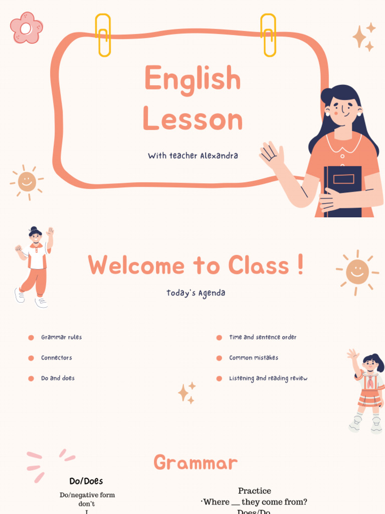 Grammar Lesson | PDF