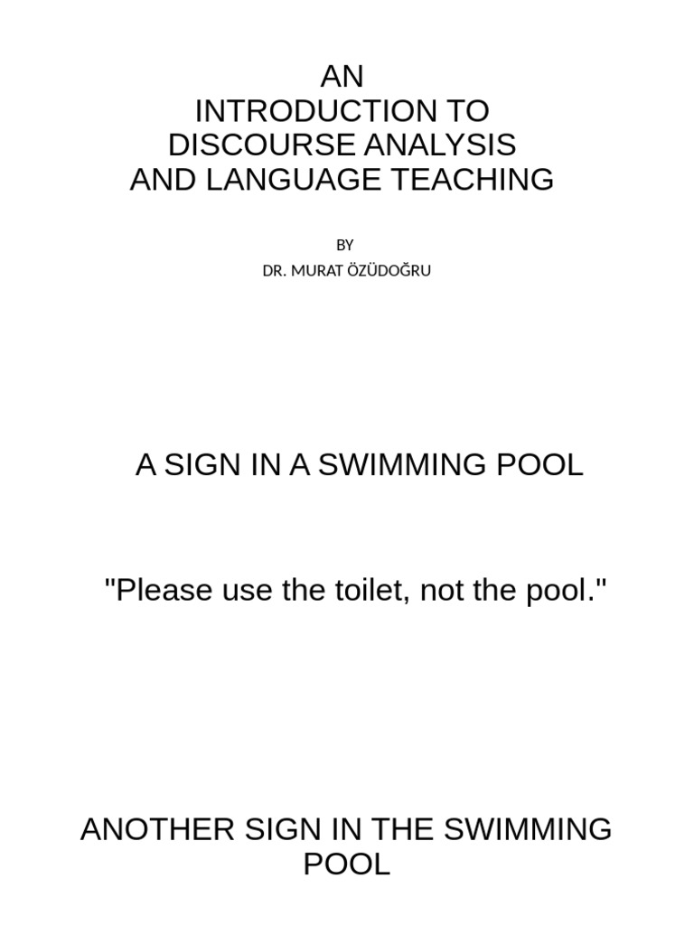 2 Intro To Discourse and LT | PDF