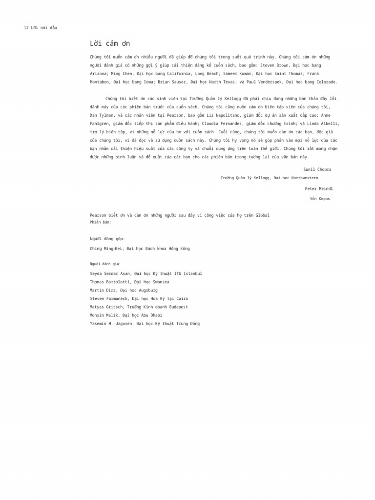 SCM Chương 1 TV | PDF