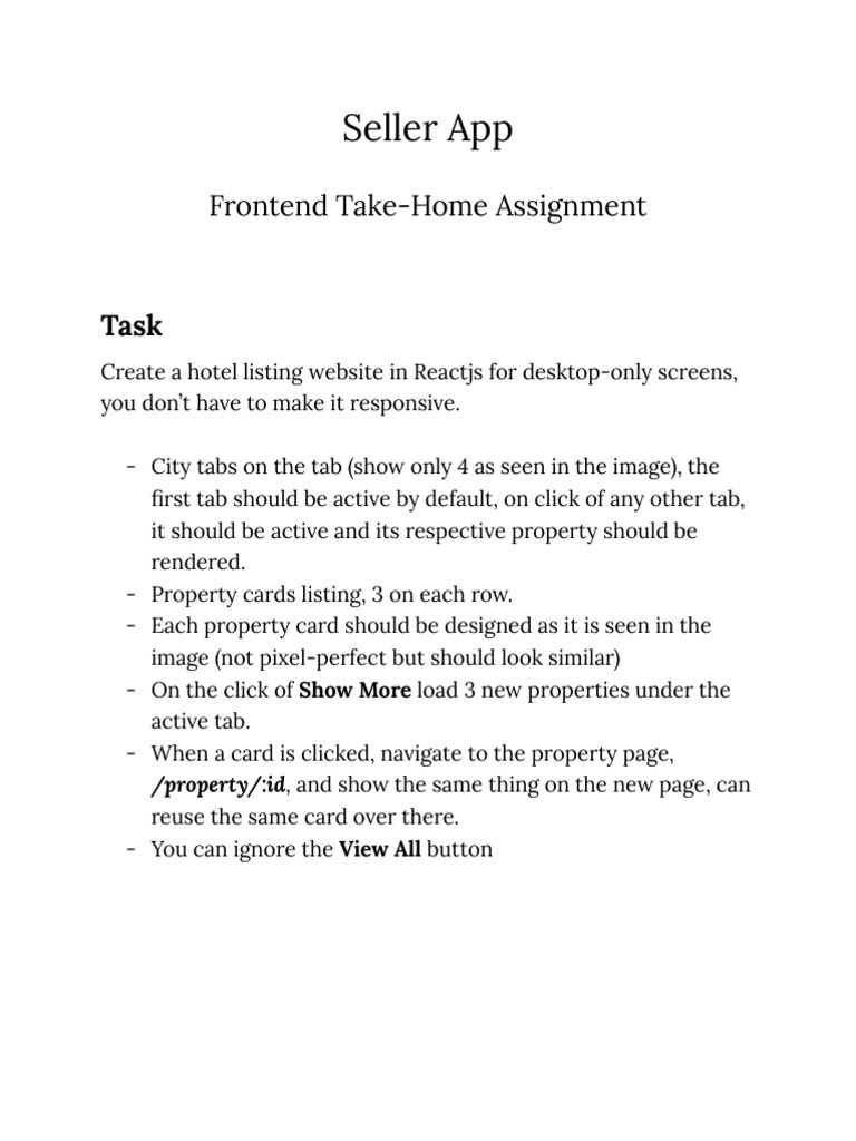 React Assignment 2 | PDF