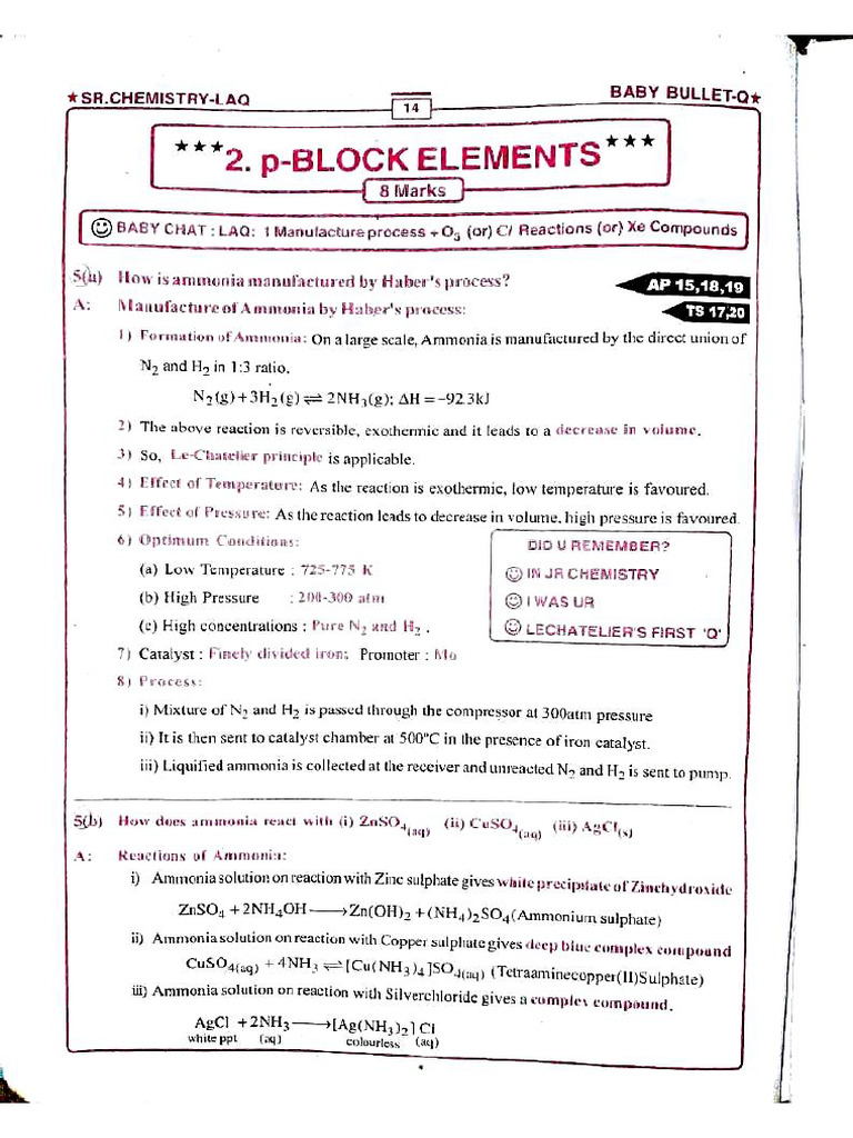 P-Block LAQ | PDF