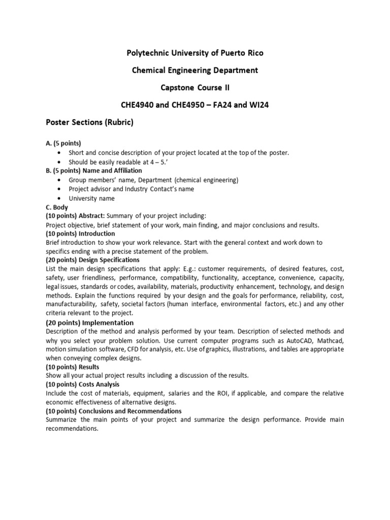 Poster Instructions 2023 - WI24 | PDF | Engineering | Design