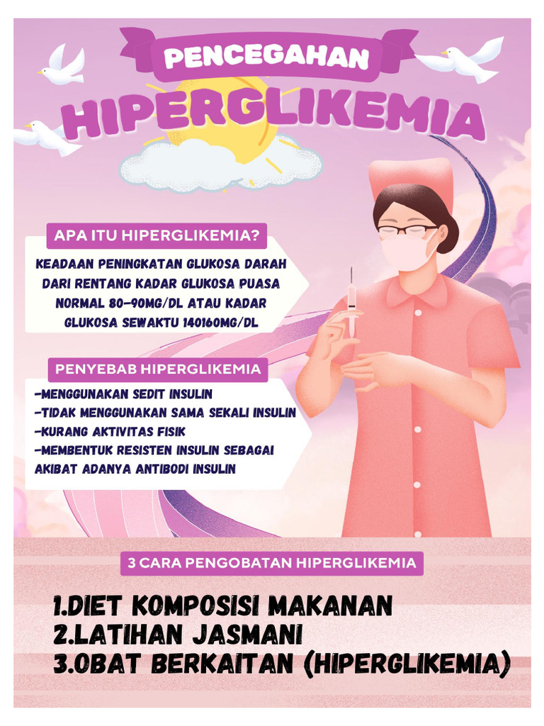Poster Pencegahan Hiperglikemia | PDF