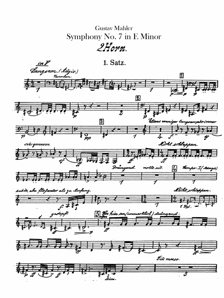 Mahler-Sym7.Horn | PDF