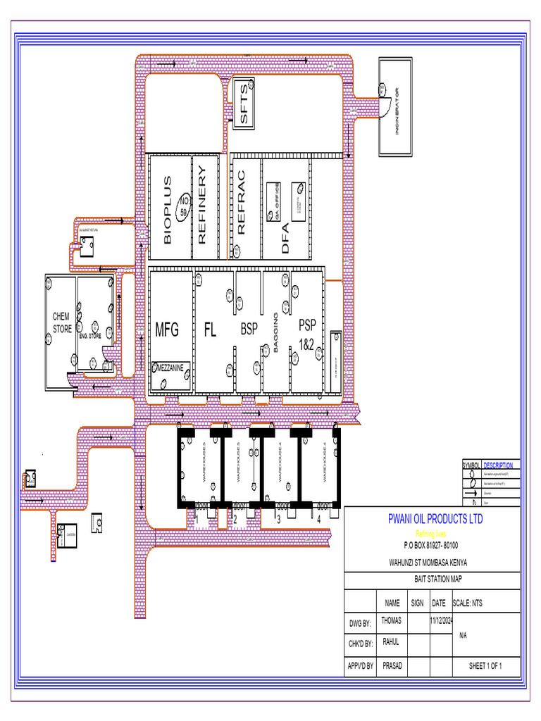 Bait Station Map for Pwani Oil Products | PDF