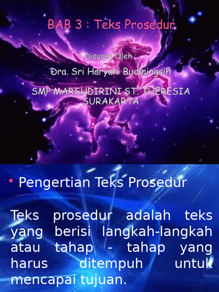 Teks Prosedur | PDF