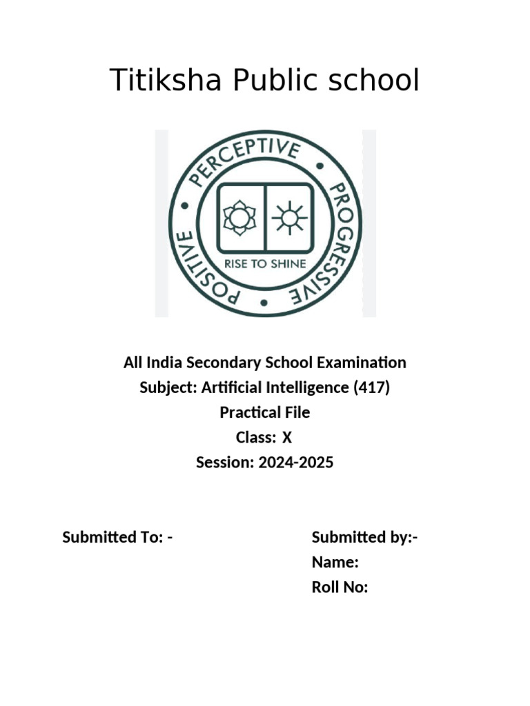 Practical File Class X 2024-25 (1) - For Merge | PDF | Area | Computer ...