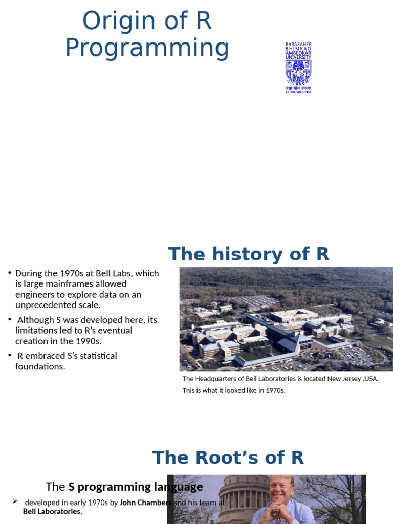 Origin of R Programming | PDF | R (Programming Language) | Computer ... Origin of R Programming | PDF | R (Programming Language) | Computer ...