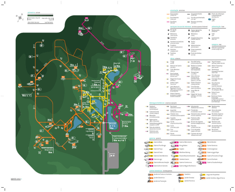 Mapa Interativo do Inhotim 2025 | PDF