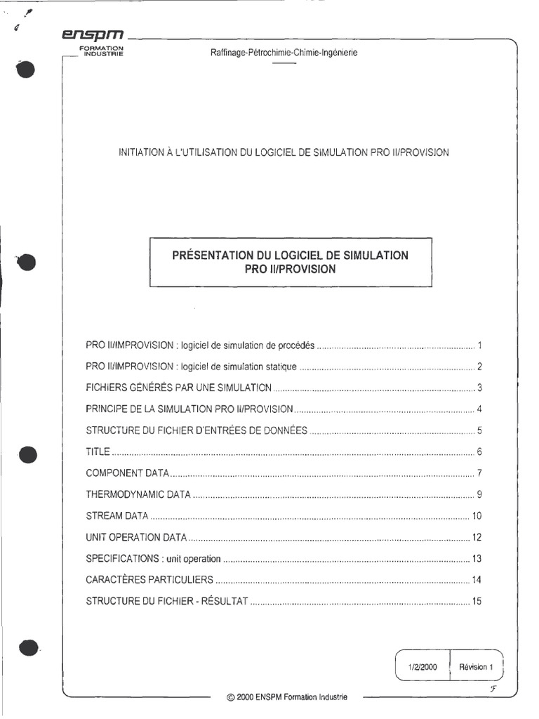 ENSPM - Formation Pro II | PDF