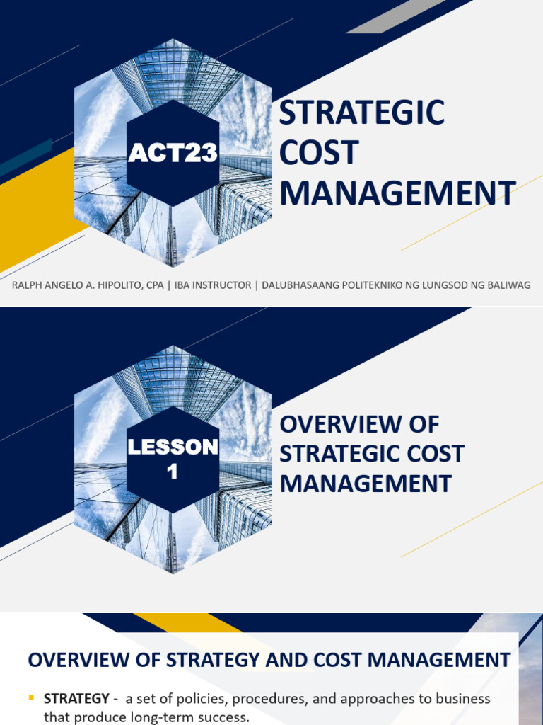 ACT23 P01 Foundation Concepts | PDF | Accounting | Risk Management