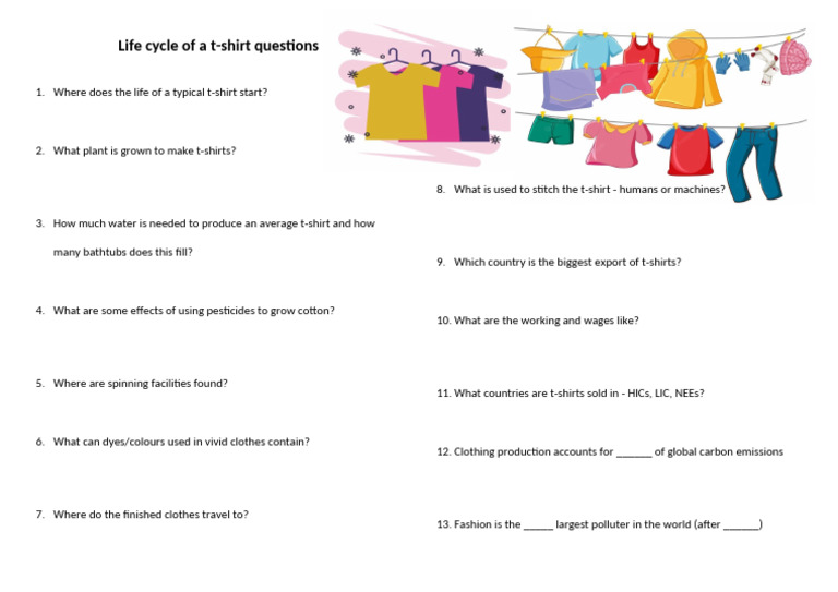 T-Shirts Questions | PDF
