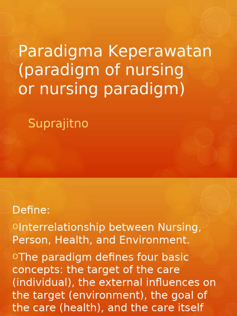 3 Paradigma Keperawatan | PDF