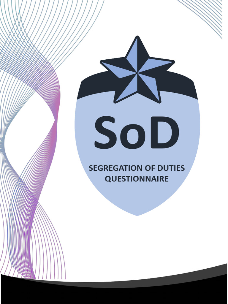 Segregation of Duties Questionnaire Guide | PDF | Accounts Payable ...