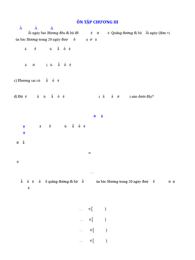 BÀI TẬP CUỐI CHƯƠNG 3 - LỜI GIẢI - TOÁN 12 - CTST | PDF