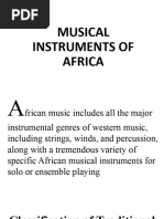 Musical Instruments of Africa | PDF | String Instruments | Musical ...