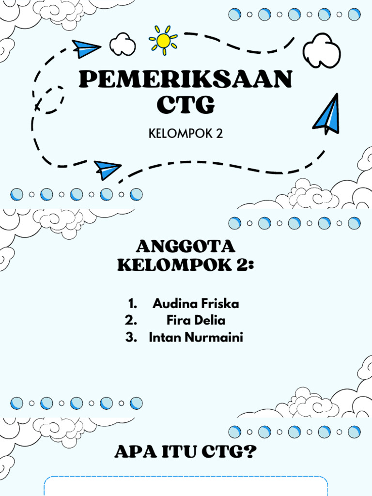 PPT KELOMPOK 2_PEMERIKSAAN CTG.pdf | PDF