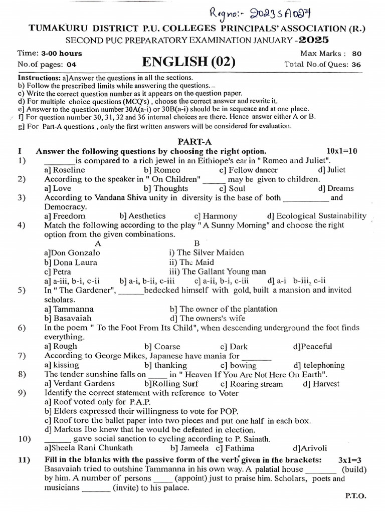 07 Tum Prep Eng QP | PDF
