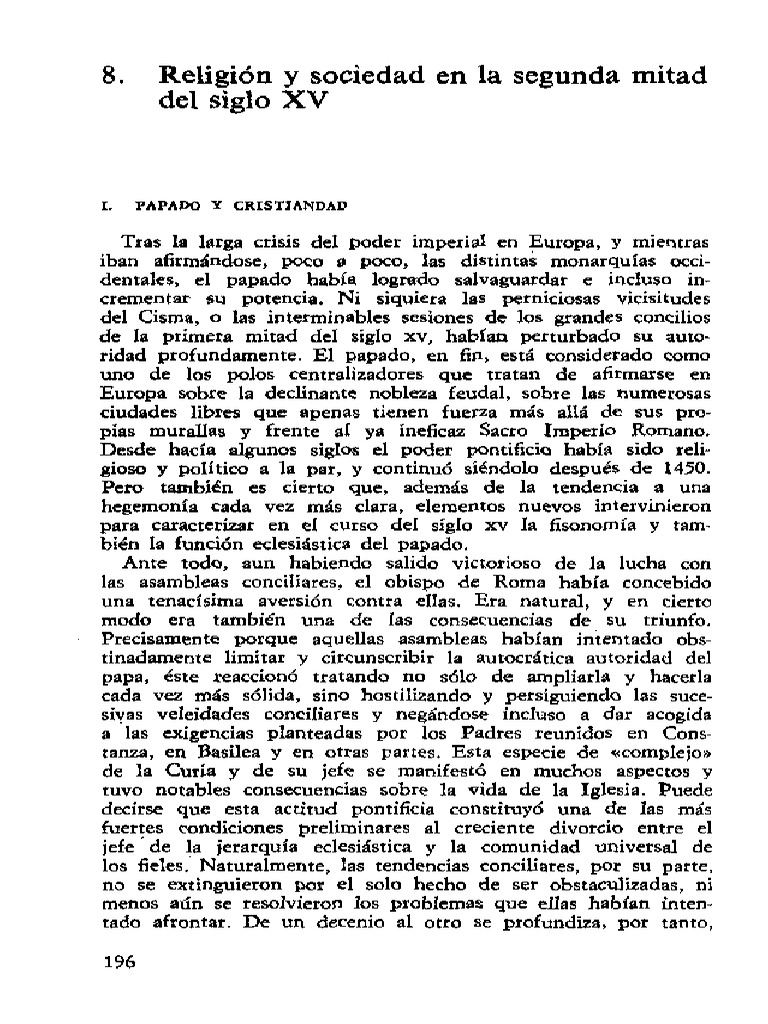 Capitulo 8 y 9 romano y tenenti | PDF | Iglesia Católica | Papa